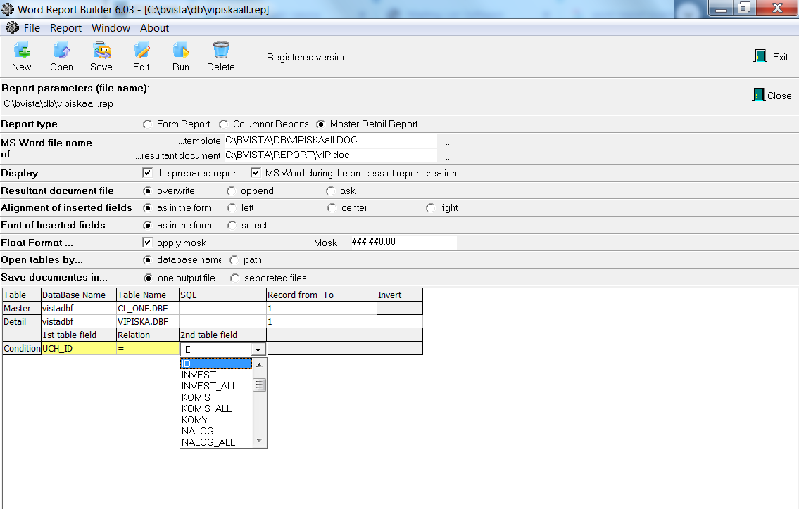 Office Report Builder